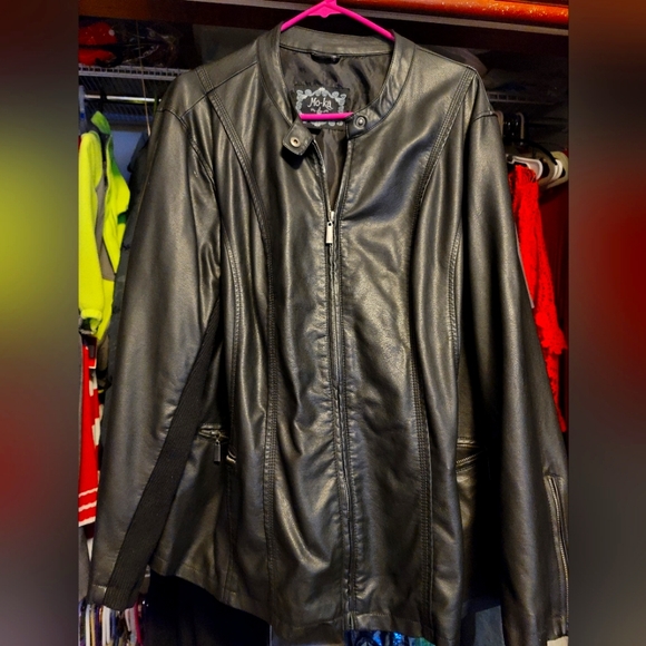 Mo-ka | Jackets & Coats | Plus Size Leather Jacket | Poshmark